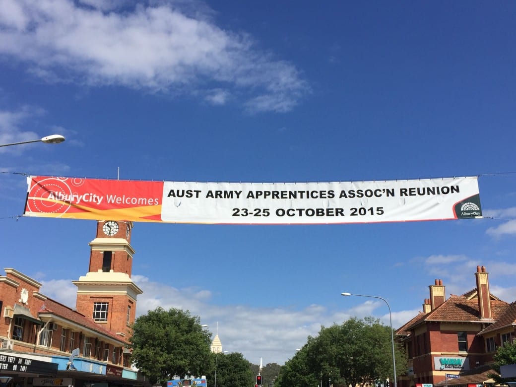 Street-Banner-in-Albury | AUSTRALIAN ARMY APPRENTICES ASSOCIATION